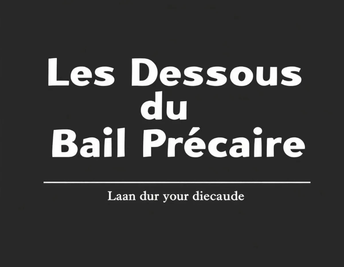 Les Dessous du Bail Précaire : Guide Stratégique pour Commerçants et ...
